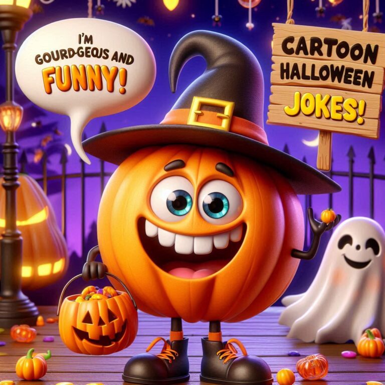 123+ Funny Cartoon Halloween Jokes For Spooktacular Family Fun - Punsio